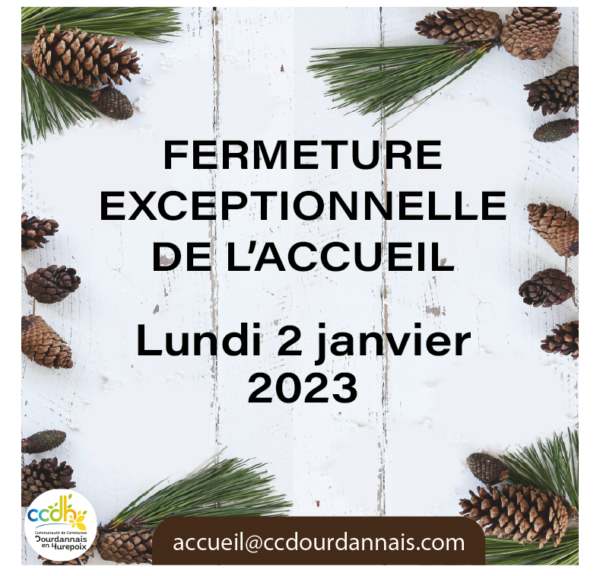 Fermeture de l'accueil de la CCDH - CCDH
