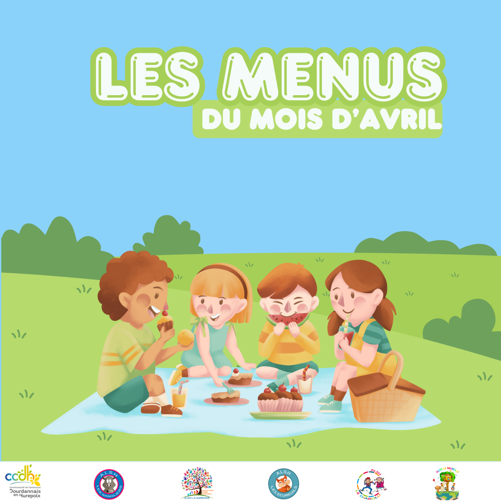 Les menus d'avril - CCDH